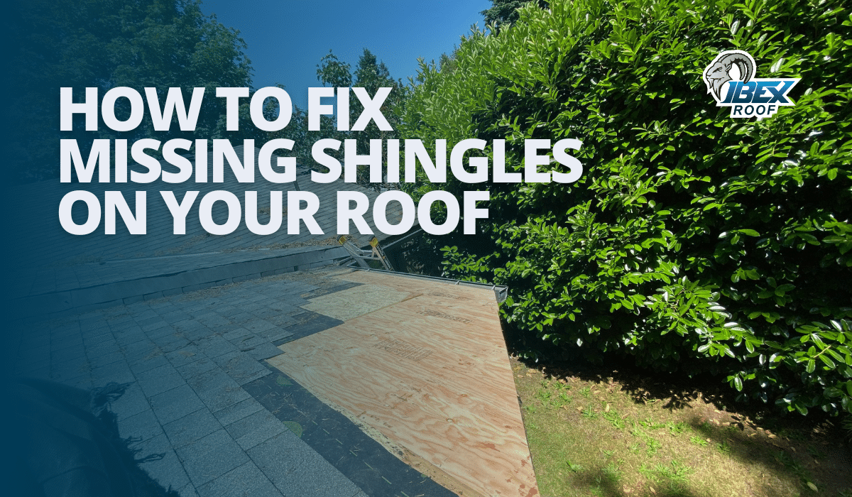 How to Fix Missing Shingles on Your Roof - IBEX Roof